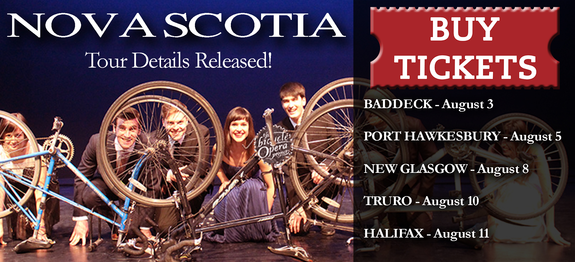 NOVA SCOTIA - HERE WE GO! - The Bicycle Opera Project